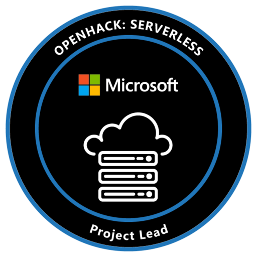OpenHack: Serverless Project Lead - Credly