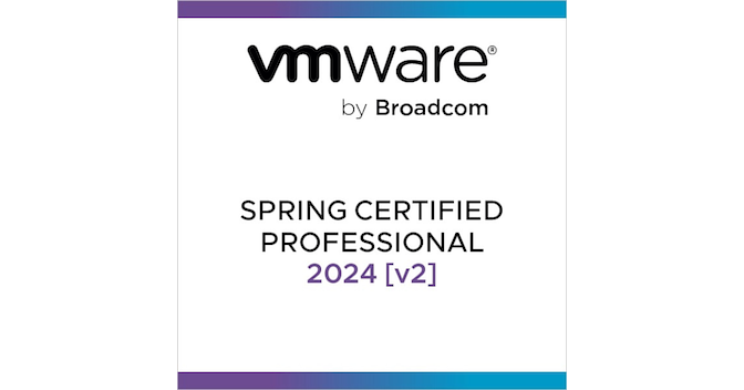 Spring Certified Professional 2024 [v2] - Credly