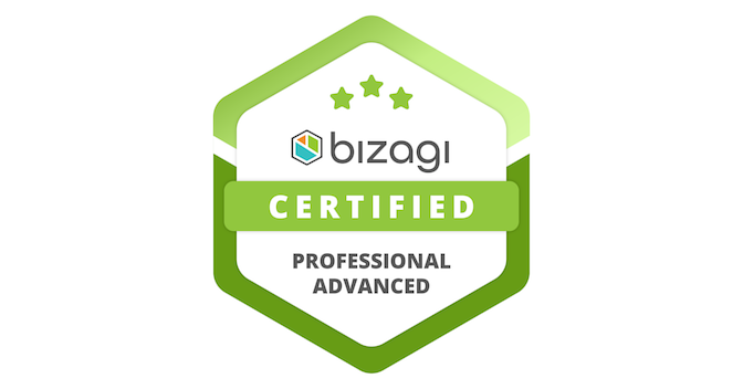 Bizagi Certified Professional Advanced - Credly