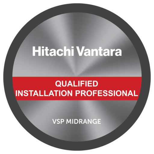 Hitachi Qualified Professional - VSP Midrange Family Installation - Credly