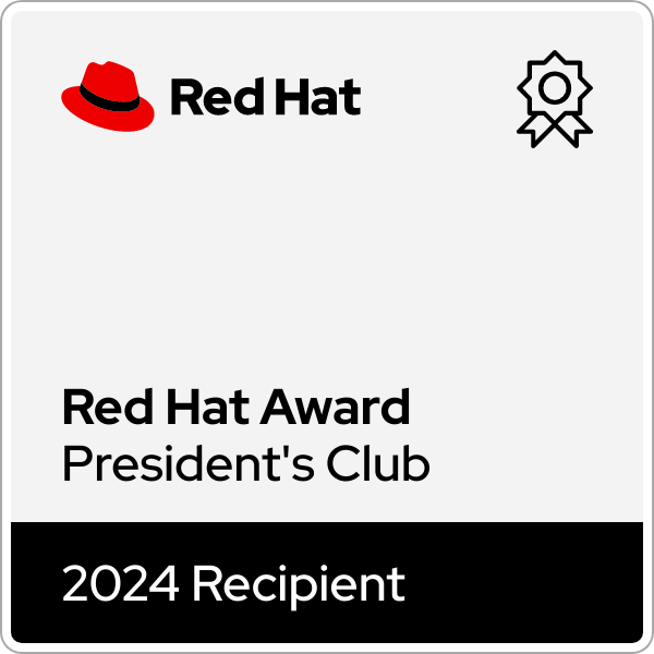 2024 Red Hat President's Club Award - Credly