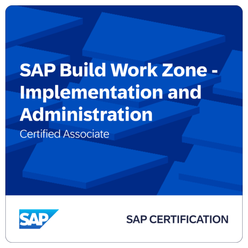 SAP Certified Associate - SAP Build Work Zone - Implementation and ...