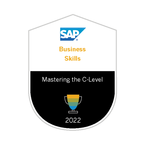 SAP Business Skills 2022 - Mastering the C-Level - Credly