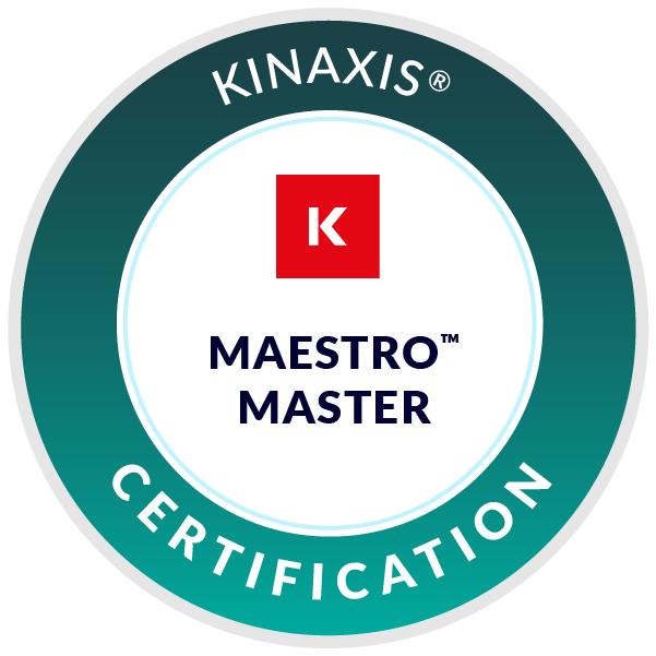 Kinaxis Certified Maestro Master - Credly
