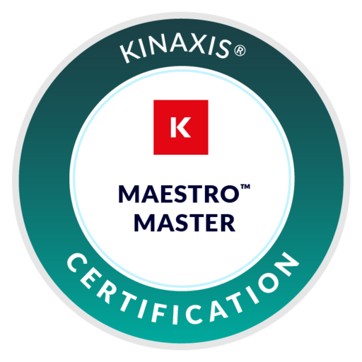 Kinaxis Certified Maestro Master - Credly