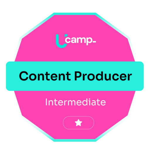 Content Producer Intermediate - Credly