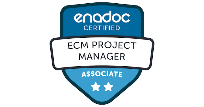 Enadoc Certified: ECM Project Manager Associate - Credly