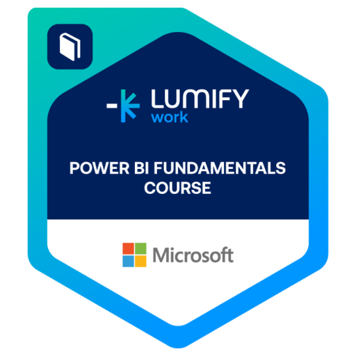 Power BI Fundamentals Course Completion Badge - Credly