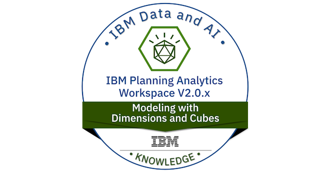 IBM Planning Analytics Workspace V2.0.x Modeling with Dimensions and ...