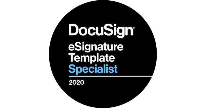 DocuSign eSignature Template Specialist 2020 - Credly