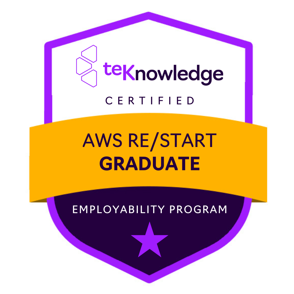 AWS re/Start Cloud Specialist - Credly