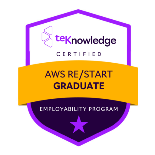 AWS re/Start Cloud Specialist - Credly