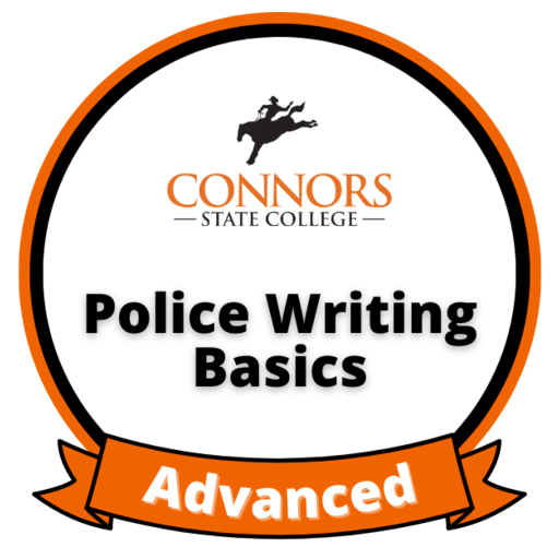 Police Writing Basics - Advanced - Credly