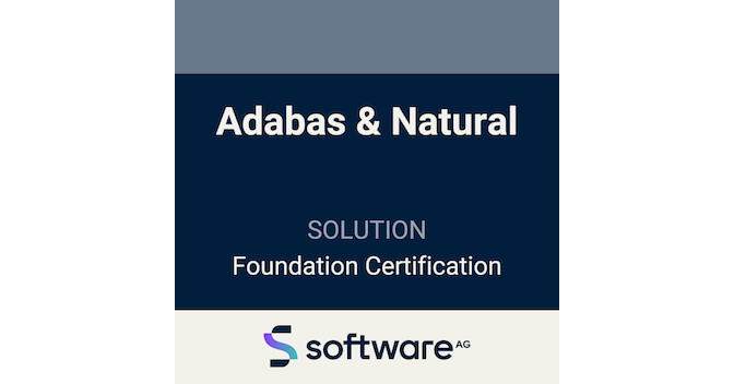 Software AG Adabas & Natural Solution Foundation Badge - Credly
