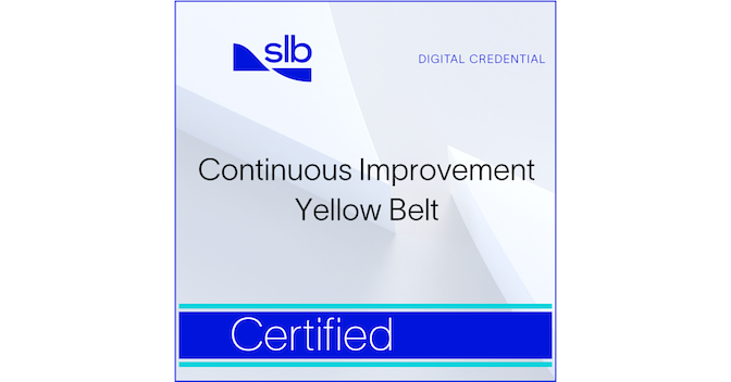 Continuous Improvement (CI) Yellow Belt - Certified - Credly