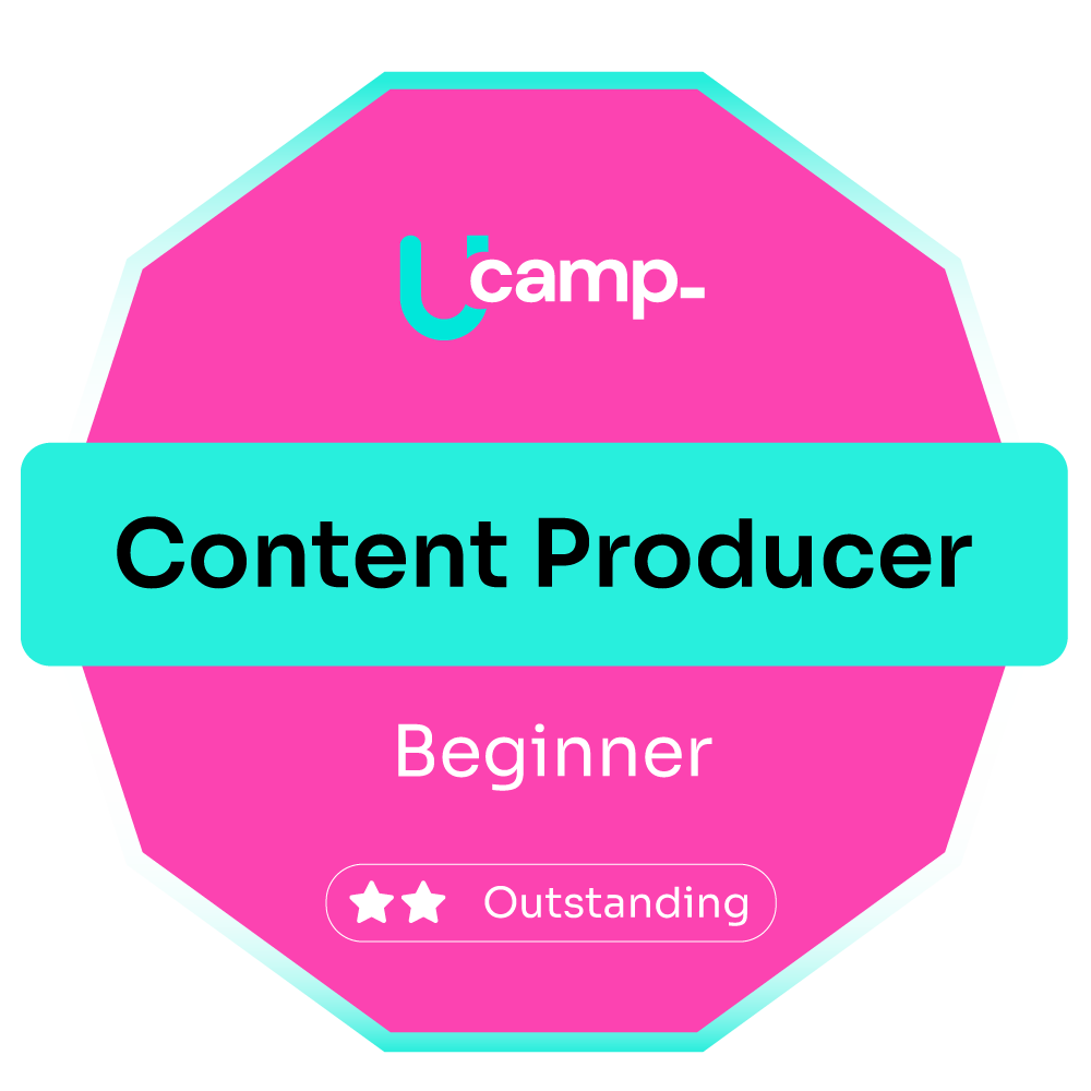 Content Producer - Outstanding - Credly