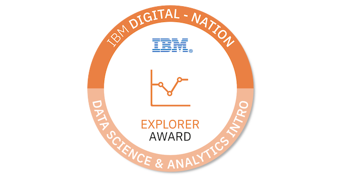 Data Science & Analytics Intro - Credly