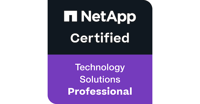 NetApp Certified Technology Solutions Professional - Credly