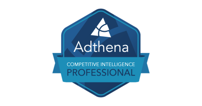 Adthena Certified CI professional - Credly