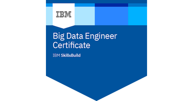 Big Data Engineer Certificate - Credly