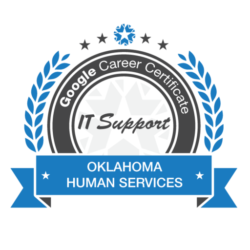 OKDHS Google IT Support Certification - Credly