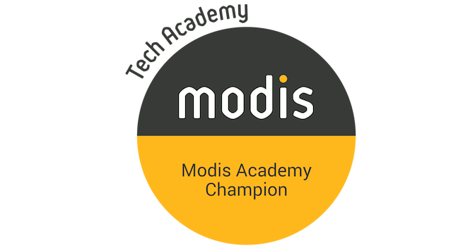 Modis Academy Champion - Credly