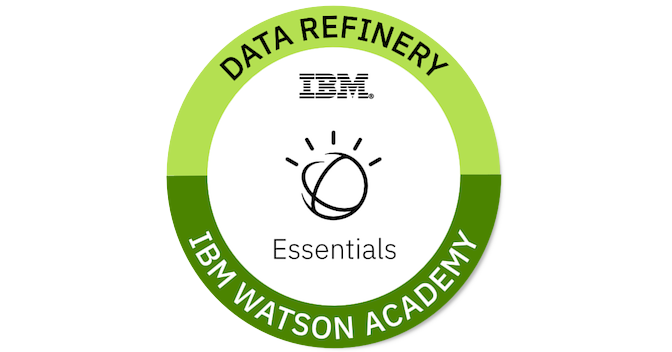 Data Refinery Essentials - Credly