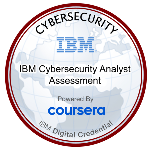 IBM Cybersecurity Analyst Assessment - Credly