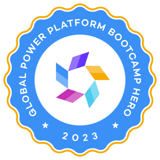 Community Impact: Global Power Platform Bootcamp Hero 2023 - Credly