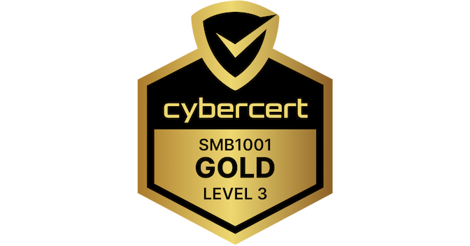 Gold (SMB1001:2023 Level 3) - Credly