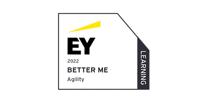 EY Better Me - Agility - Learning (2022) - Credly
