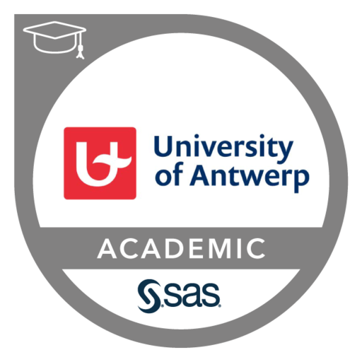 SAS - University of Antwerp Academic Specialization in Applied ...