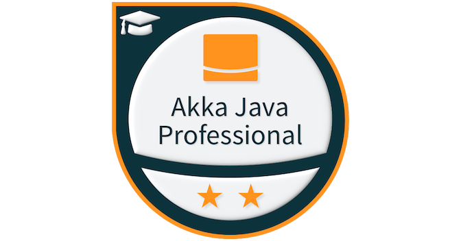 Lightbend Akka for Java Professional - Level 2 - Credly