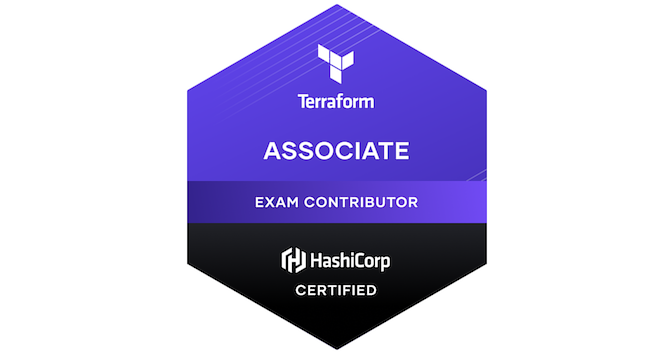 HashiCorp Certified: Terraform Associate Exam Contributor - Credly