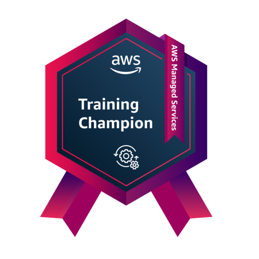 AWS Managed Services Training Champion - Credly