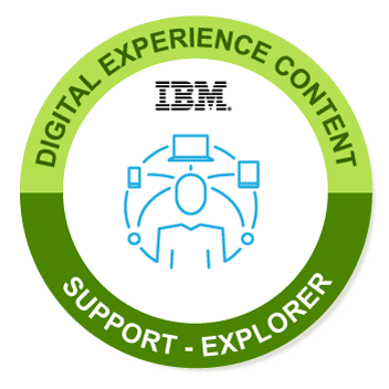 Digital Experience Content Support Explorer - Credly