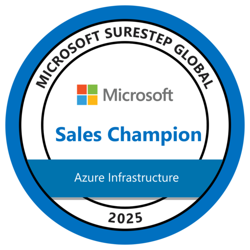 Microsoft SureStep Sales Champion — 2025 - Credly