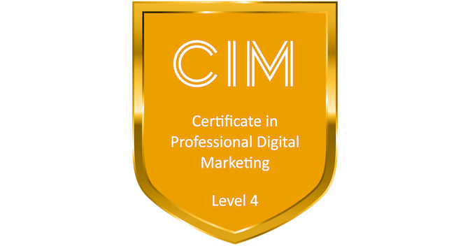 Certificate in Professional Digital Marketing - Credly