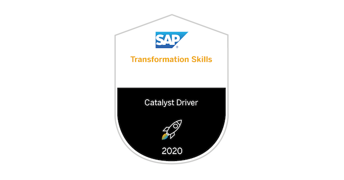 Transformation Skills 2020 - Catalyst Driver - Credly