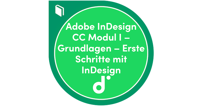 Kursteilnahme: Adobe InDesign CC Modul I – Grundlagen – Erste Schritte ...