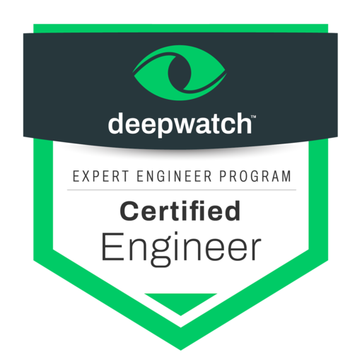 Deepwatch Expert Engineer Program - Certified Engineer (DEEP-ce) - Credly