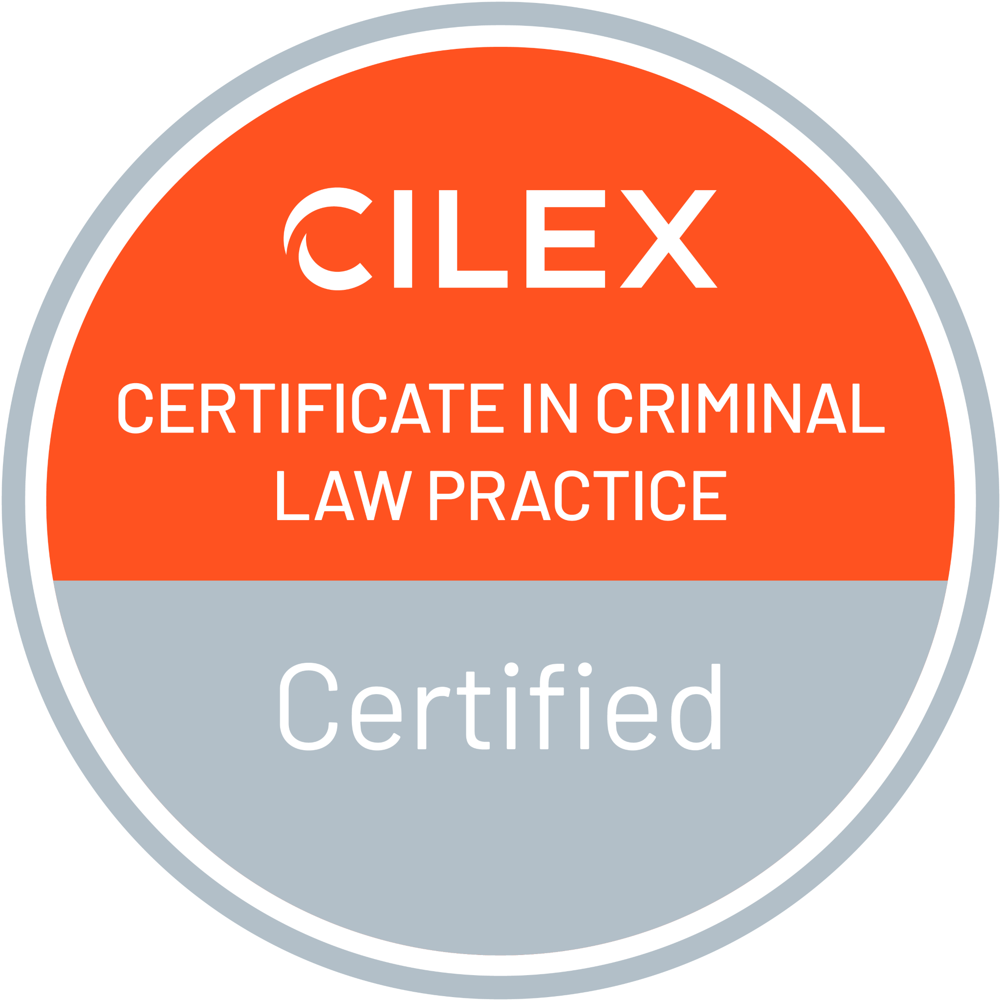 CILEX Certificate in Criminal Law Practice - Credly