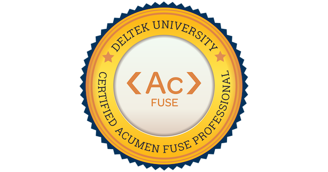 Acumen Fuse Certification Exam - Credly