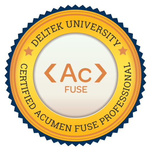 Acumen Fuse Certification Exam - Credly