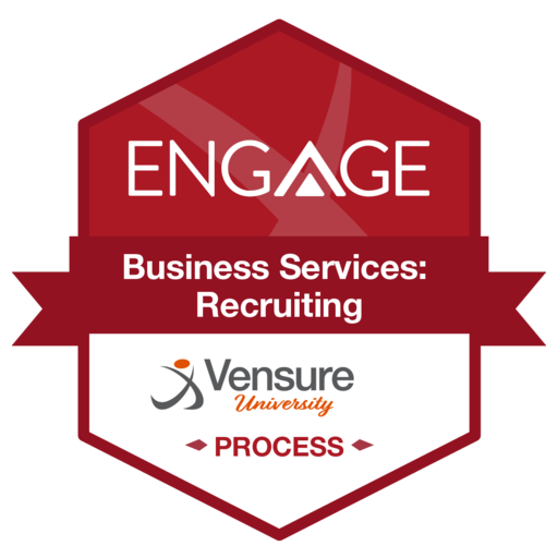 Process Badge: Engage Business Services - Recruiting - Credly