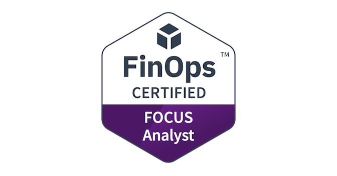FinOps Certified FOCUS Analyst - Credly
