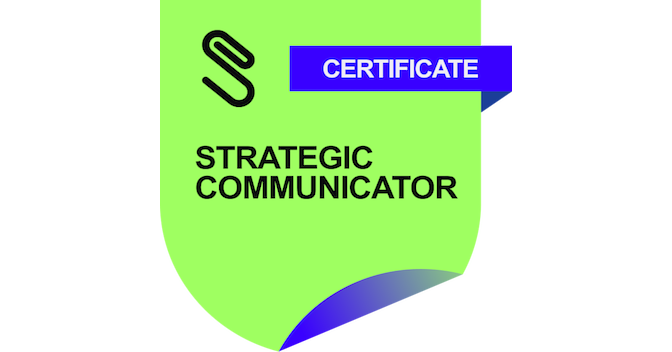 Strategic Communicator Certificate - Credly