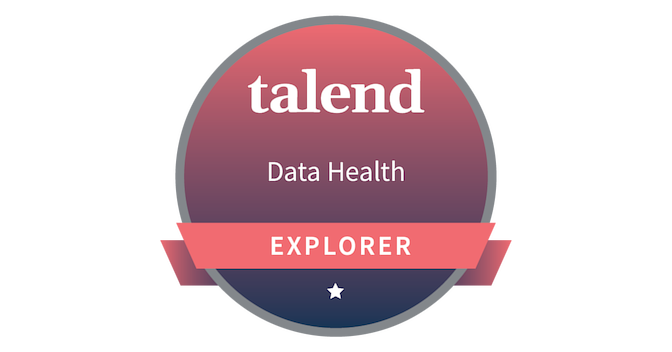 Talend Data Health Explorer - Credly