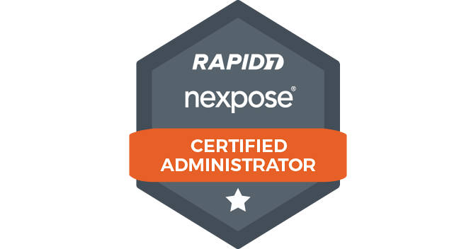 Nexpose Certified Administrator - Credly