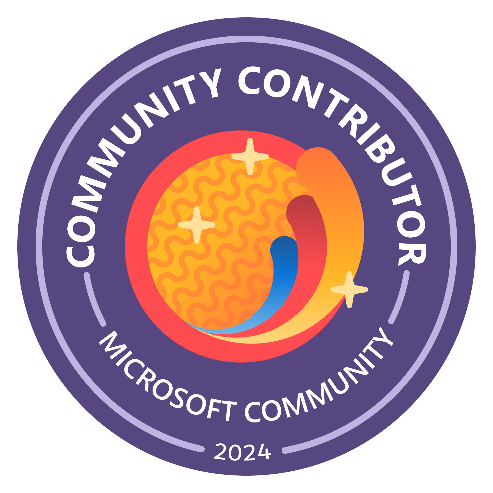 Microsoft Global Community Contributor 2024 - Credly